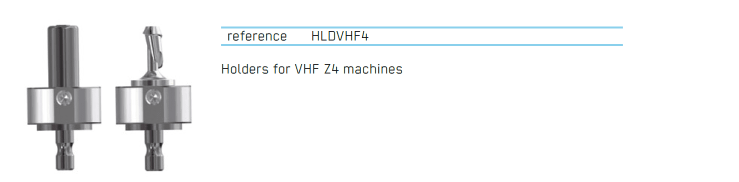 DESS Pre-Milled Abutment and VHF N4 / Z4 Holder | CAD-Ray.com